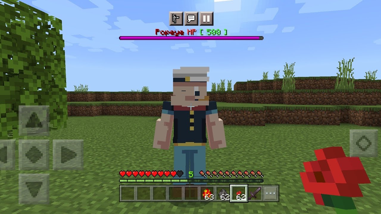 Popeye ADDON in Minecraft PE - YouTube