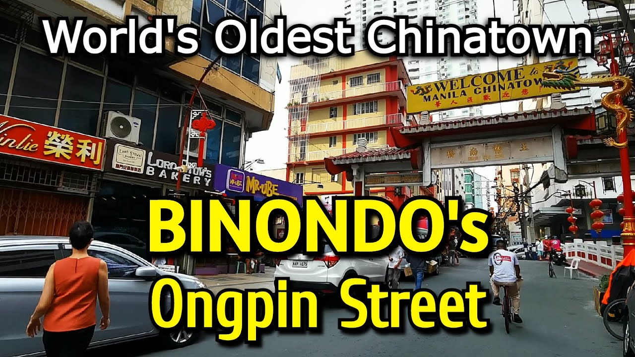 Manila's Chinatown BINONDO | Ongpin Street to Binondo Church Walking ...