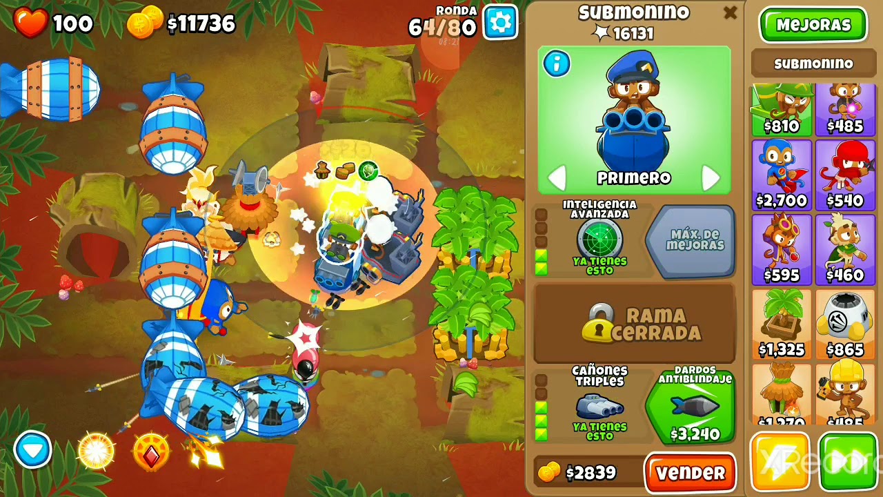 Probando adora en bloons td 6 - YouTube