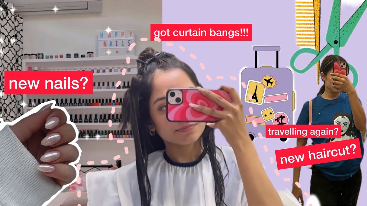 #RandomVlogs: Getting a haircut, new nails, street food binge - YouTube