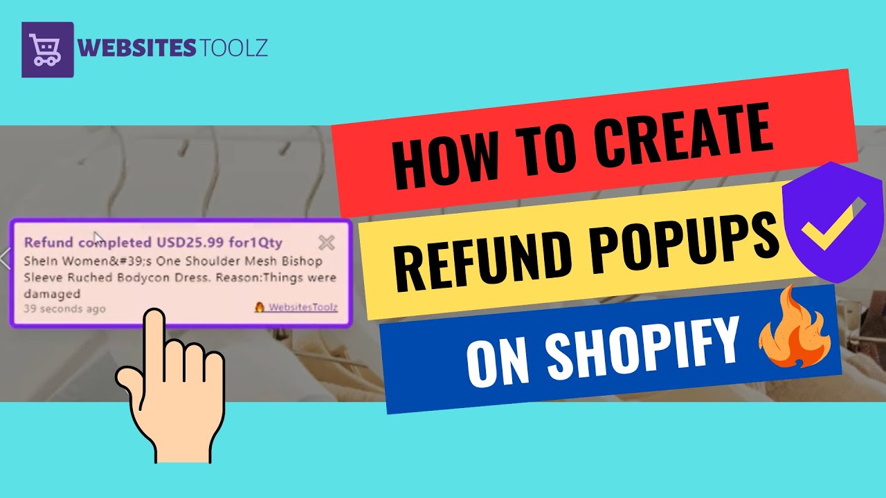 How to configure refund popup notifications in real time using ...