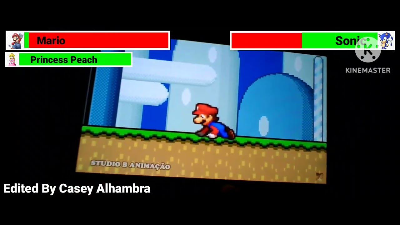 Mario Vs. Sonic With Healthbars (2016) Birthday Special [Edited By ...