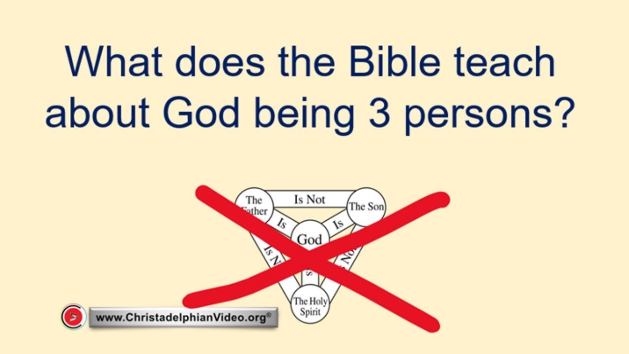 What does the Bible teach about God being 3 persons Deep-Dive - YouTube