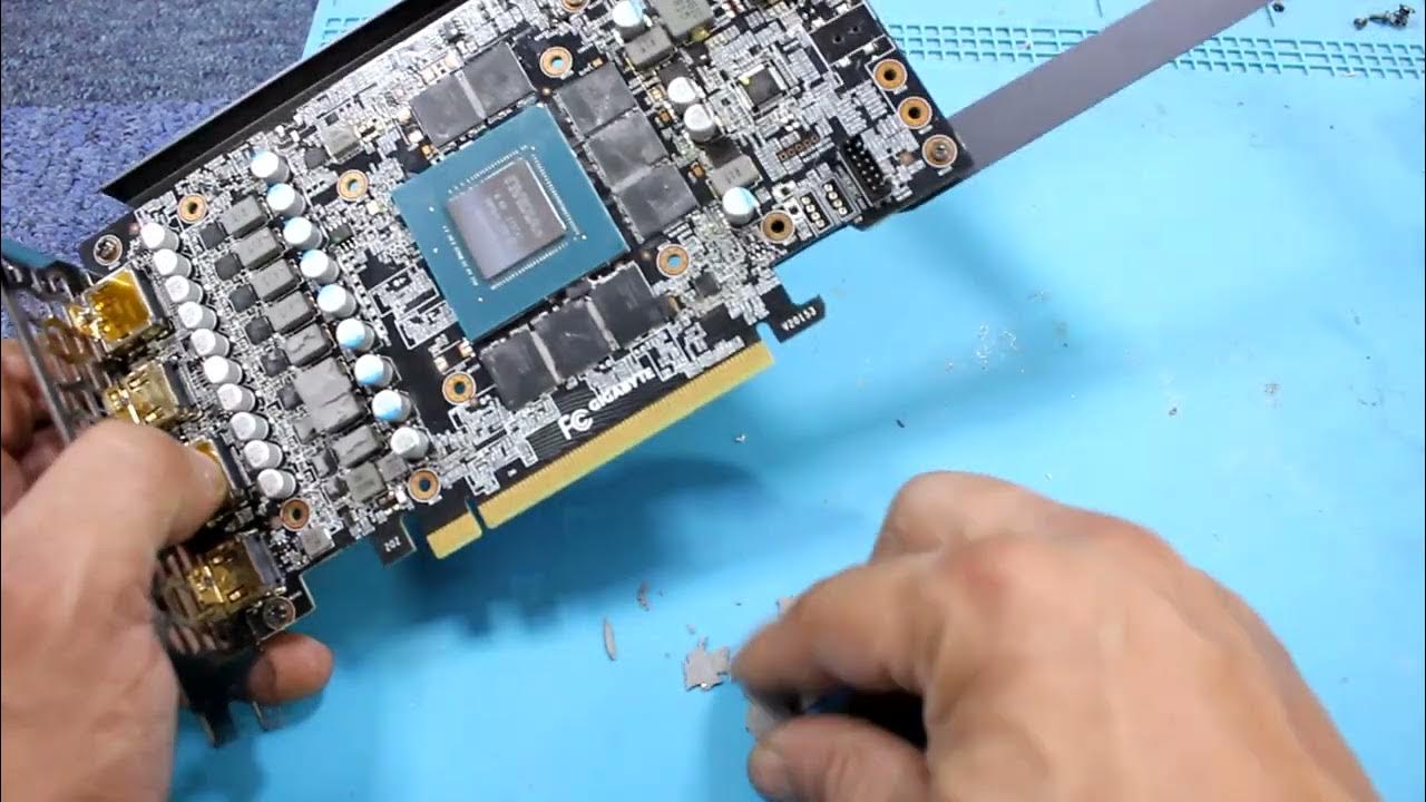 gigabyte rtx 3060 ti change vram hynix ddr6 x005 to samsung memory ...