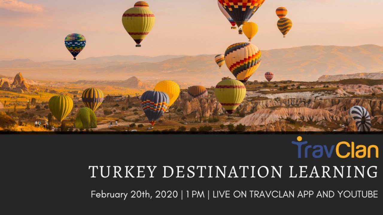 TravClan - Turkey Destination Learning Workshop (LIVE STREAMING) - YouTube