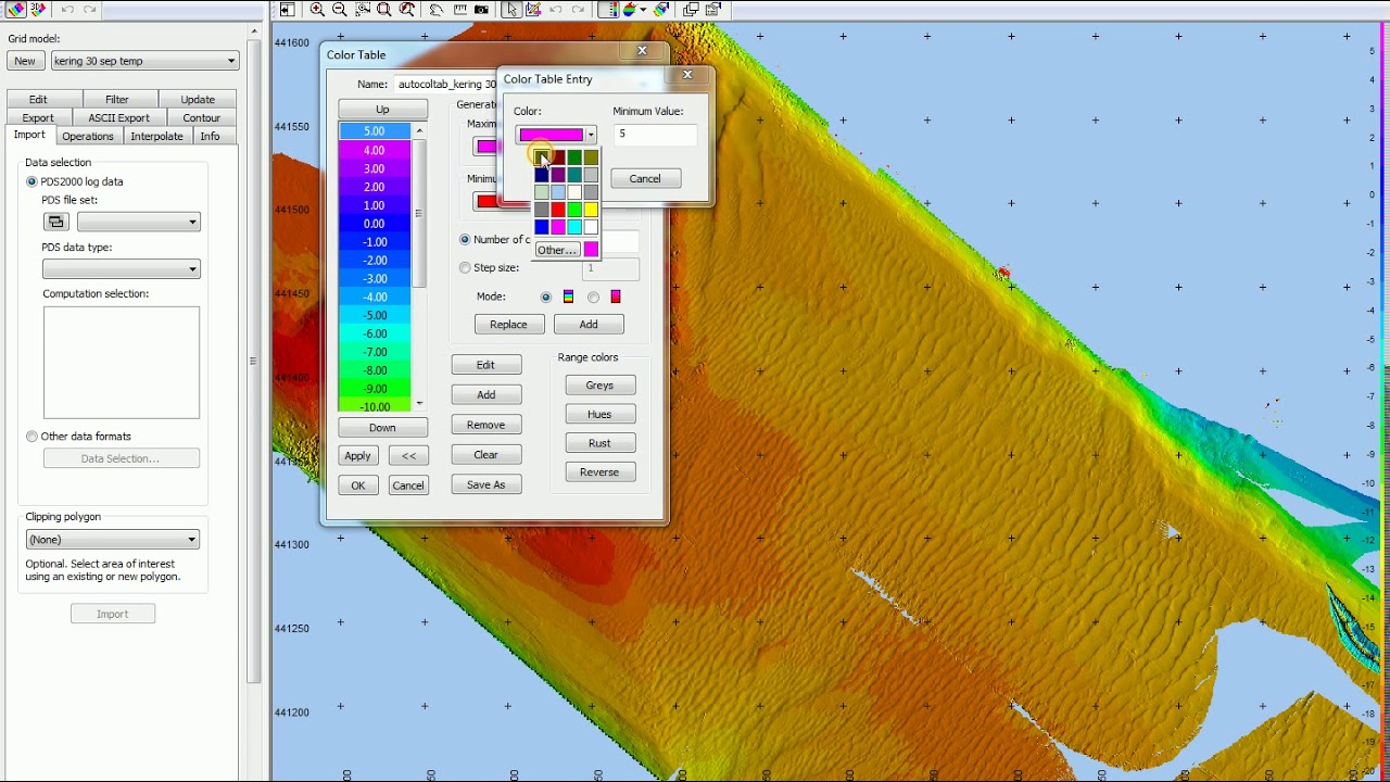 Creating and editing a Color Table - YouTube