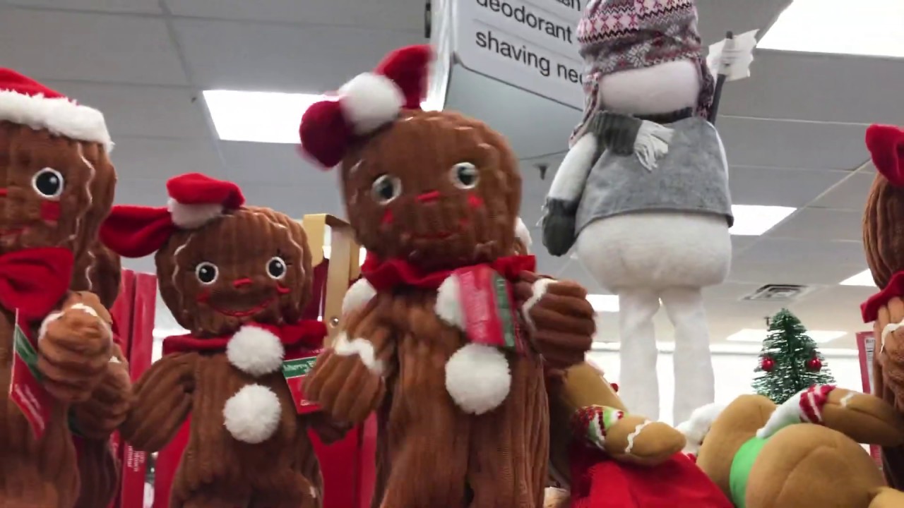 2019 Singing Gingerbread Boy & Girl Christmas Songs Merry Brite Toys ...