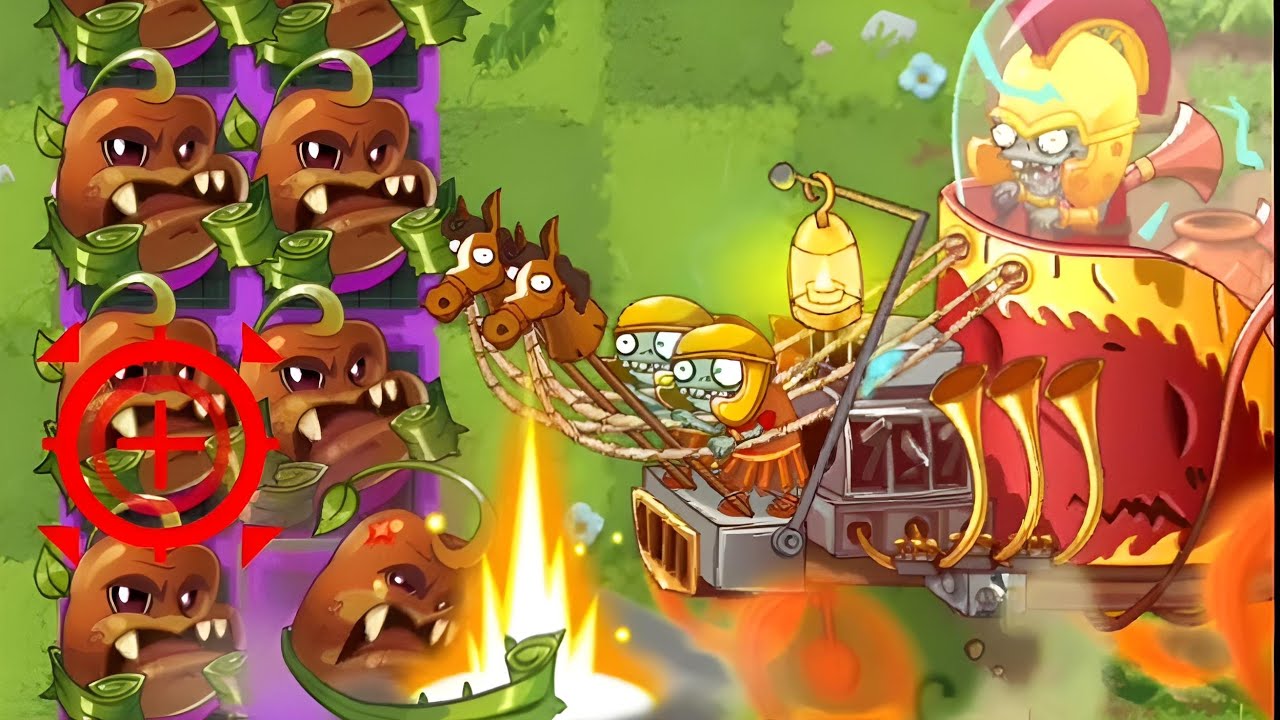 Plants Vs. Zombies 2 - New Plant Bean Sprout Level 1 with Power Vs. All ...