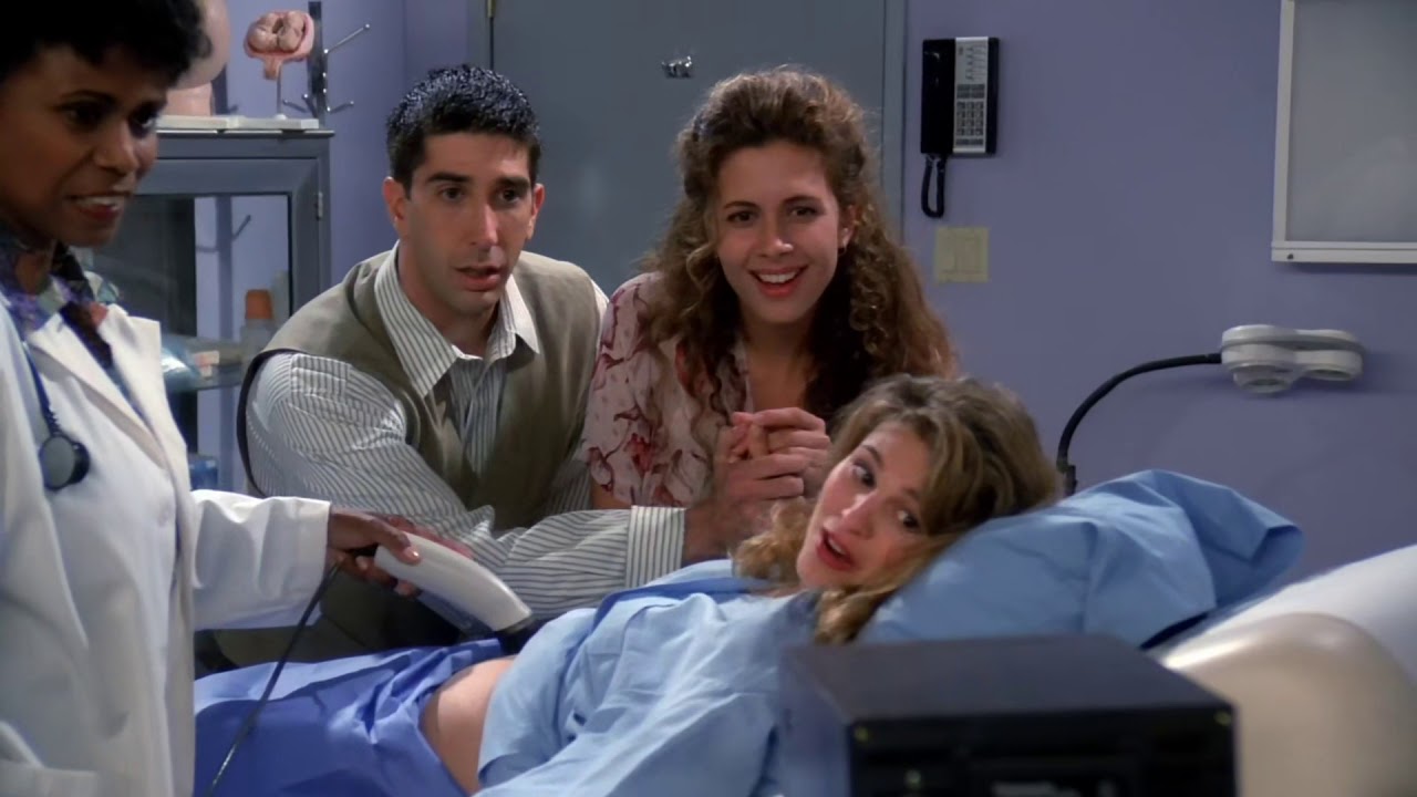 FRIENDS {HD} -- Ross is excited about his child. - YouTube