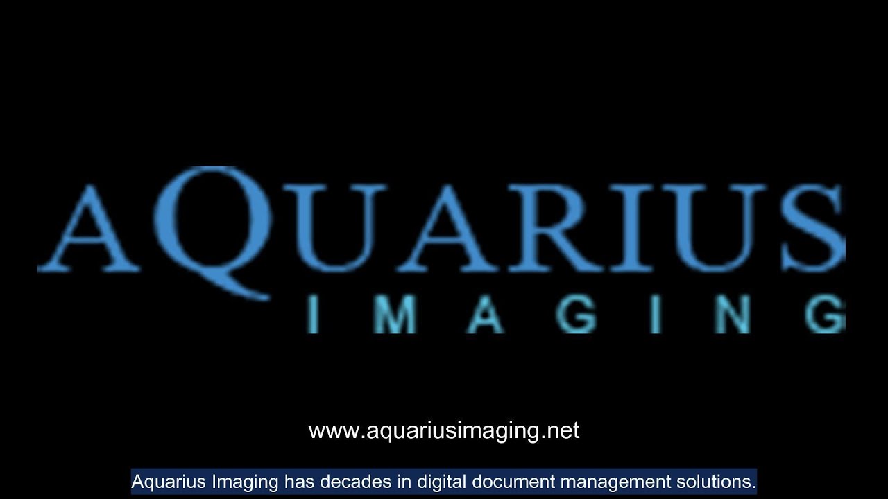 Aquarius Imaging Document Management Software - YouTube