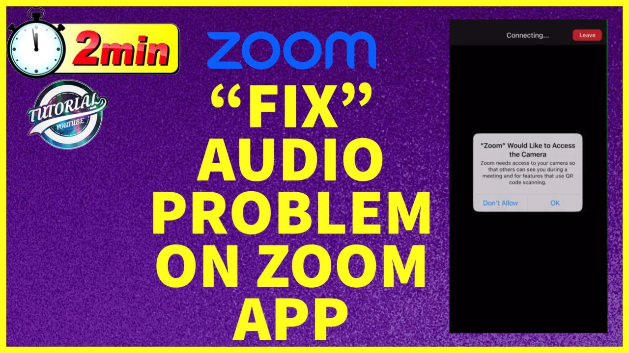 How to Fix Audio Problem in Zoom App 2023? - YouTube