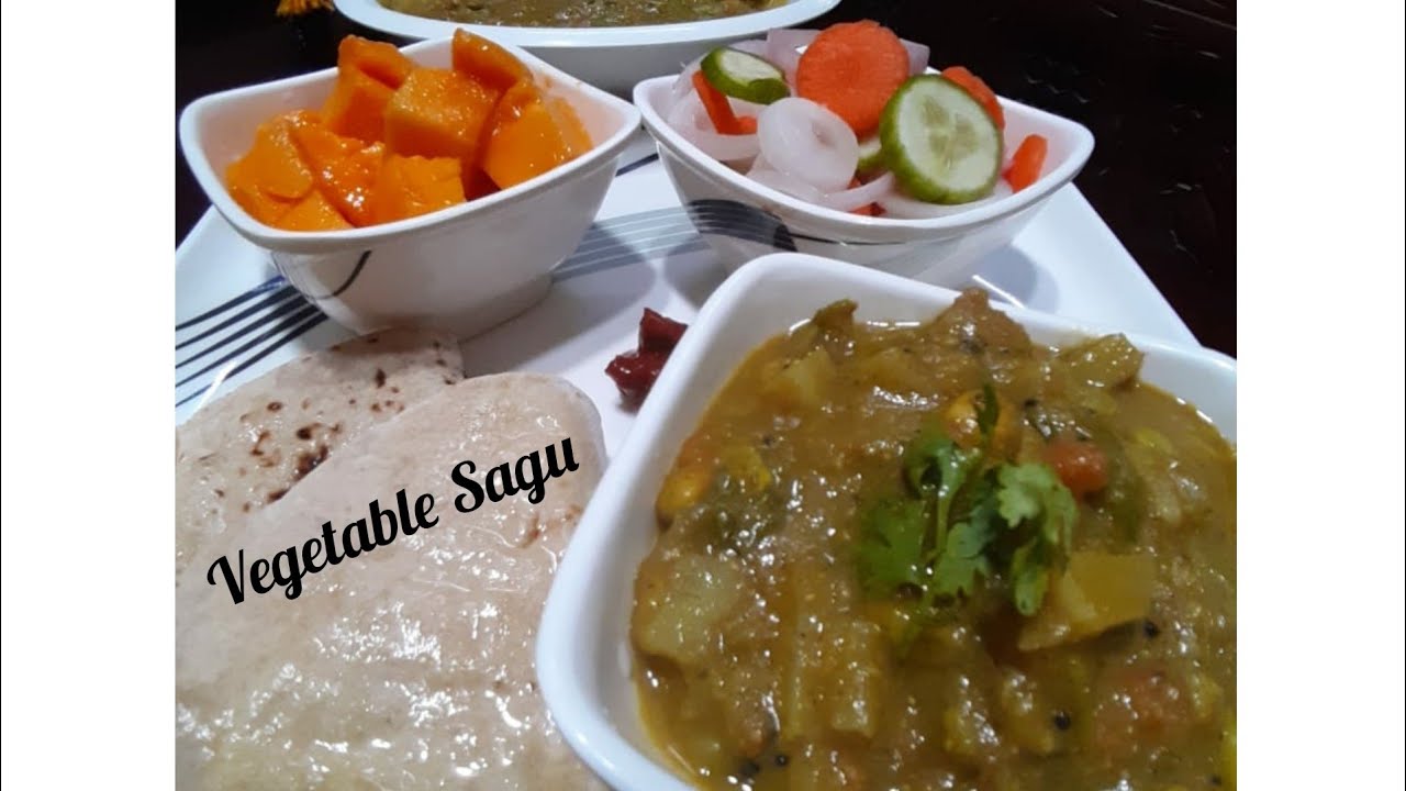 Vegetable Sagu | Mixed veg sagu | vegetable saagu Recipe - YouTube
