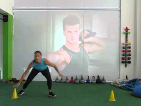 deslocamento lateral com salto - YouTube