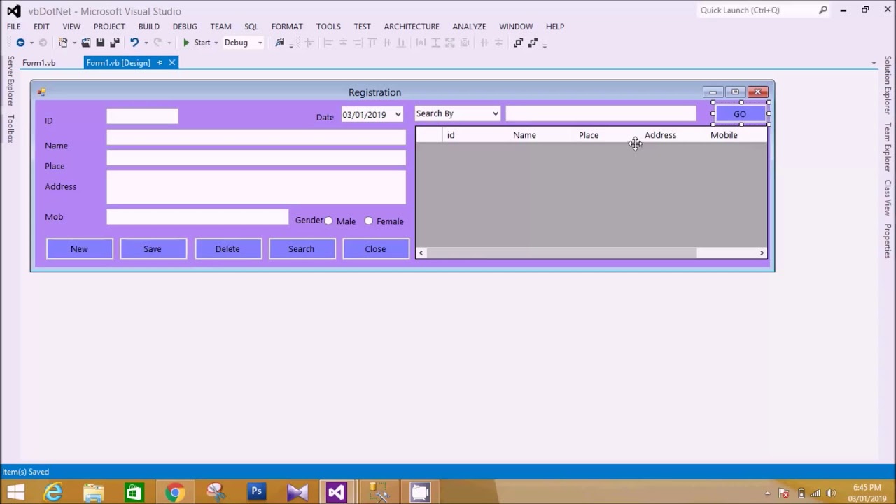 Searching In Gridview with MS SQL Using Like Query Part -5 - YouTube