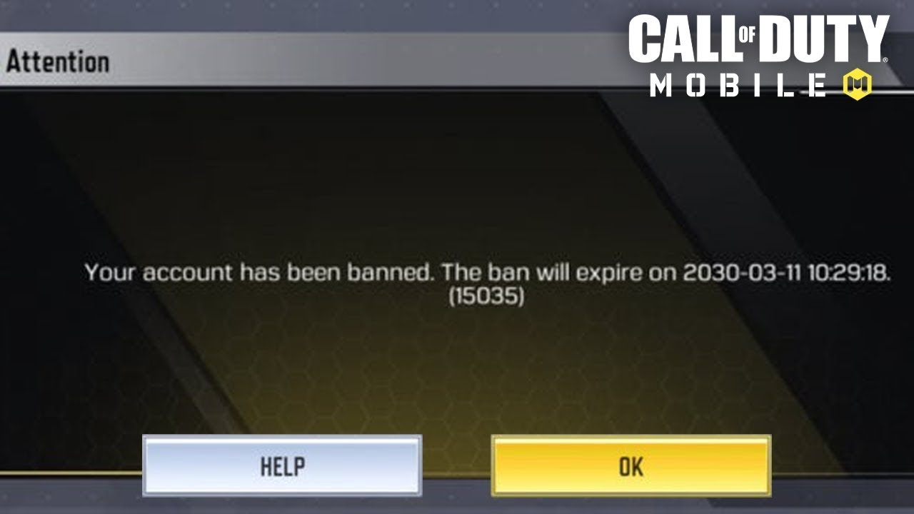The Reason Why Codm Banned Me ! - YouTube