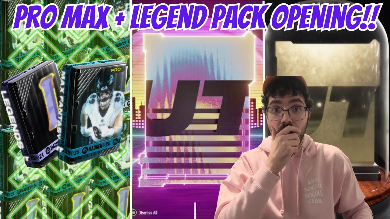 BIG LEGEND + PRO MAX PACK OPENING IN MADDEN 24!! - YouTube