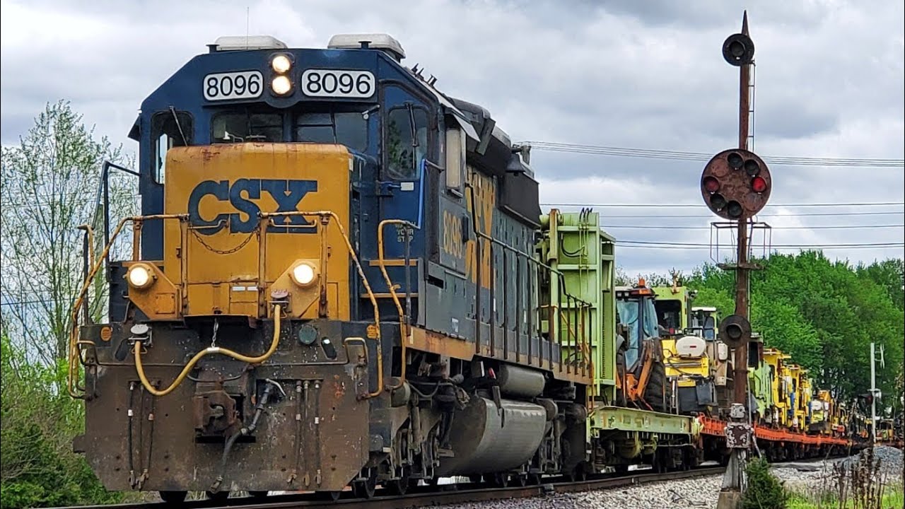 B&O CPL Spectacular on the CSX Indiana Subdivision - YouTube