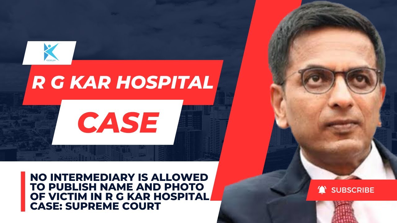 R G Kar Hospital case hearing. - YouTube