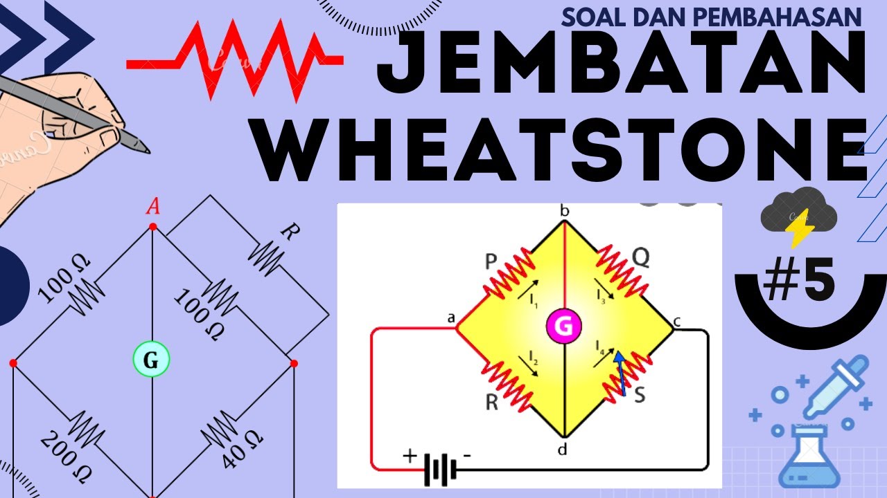 Rangkaian Arus Searah Fisika Kelas 12 || Problem Set 5 : Jembatan Wheatstone - YouTube
