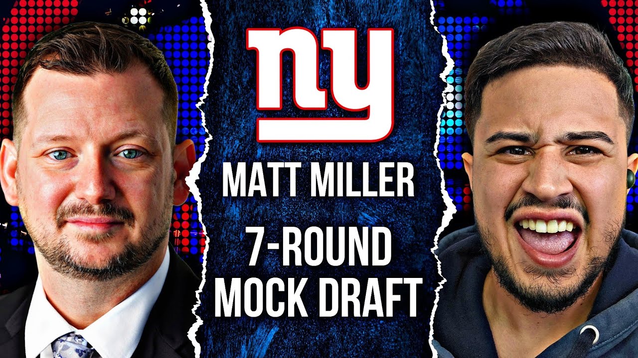 ESPN Analyst Matt Miller's New York Giants 7-Round Mock Draft! - YouTube