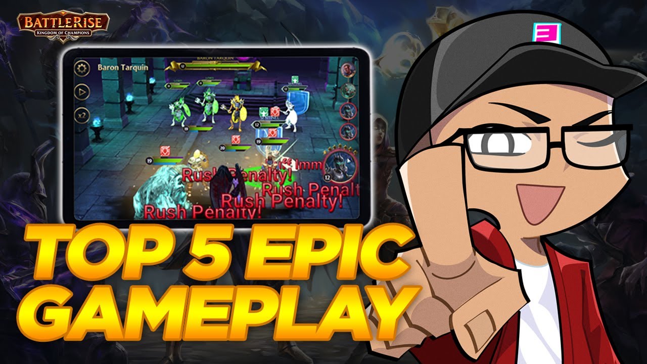TOP 5 EPIC GAMEPLAY HIGHLIGHTS YOU CAN'T MISS! | BATTLERISE - YouTube