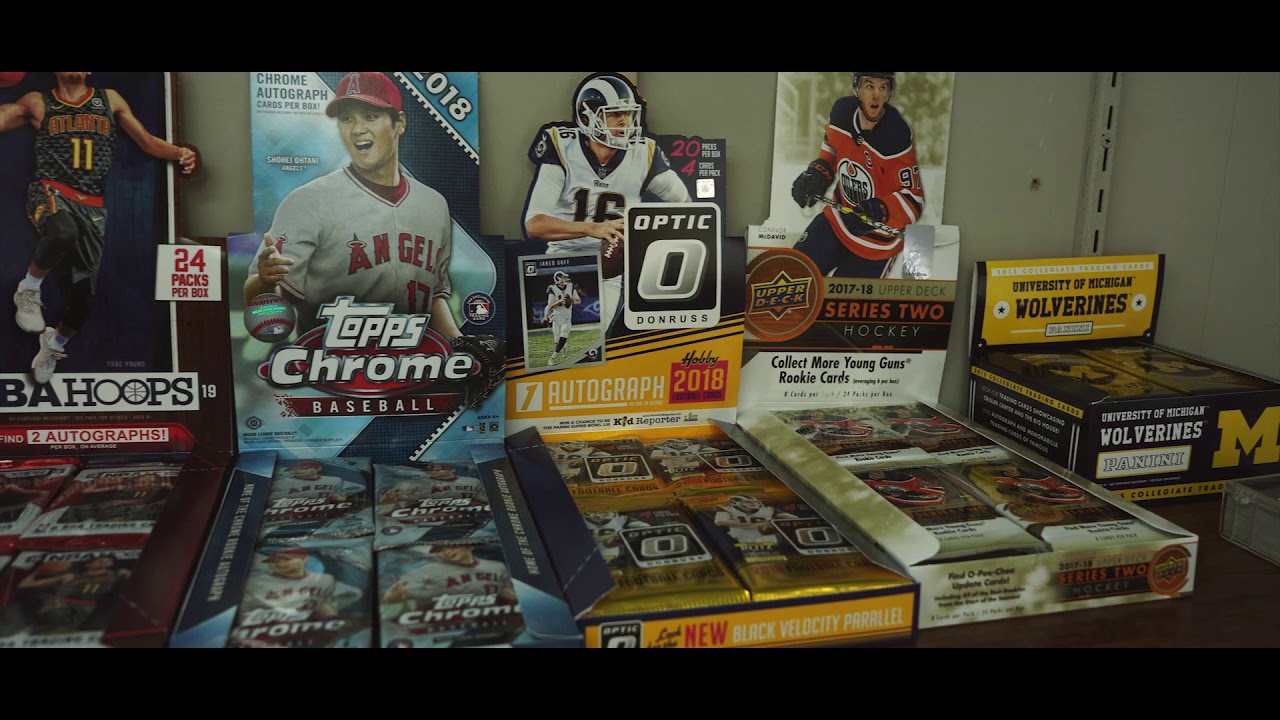 NEW Sports cards hobby shop in Shields, MI - YouTube