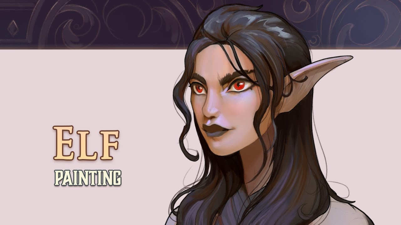 Elf v2 painting - YouTube