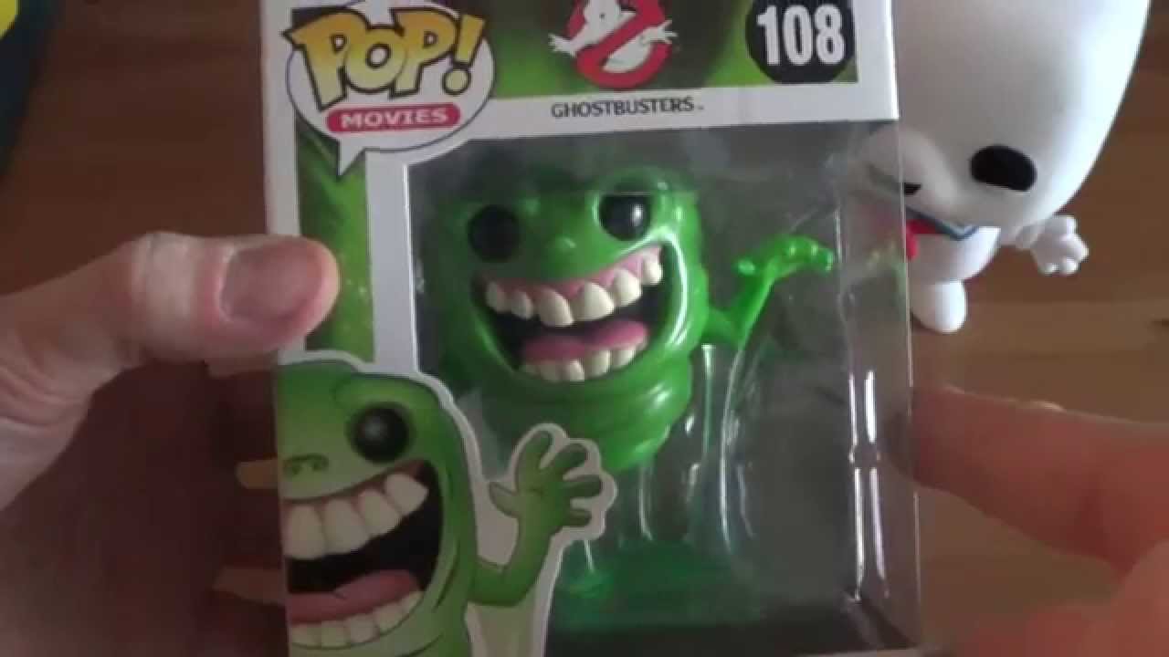 Unboxing Funko Pop Slimer - Movies 108 Vinyl Figure GhostBusters 30th ...