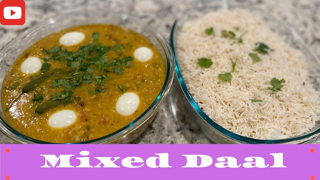 Mixed Daal: Quick and Easy Recipe - YouTube