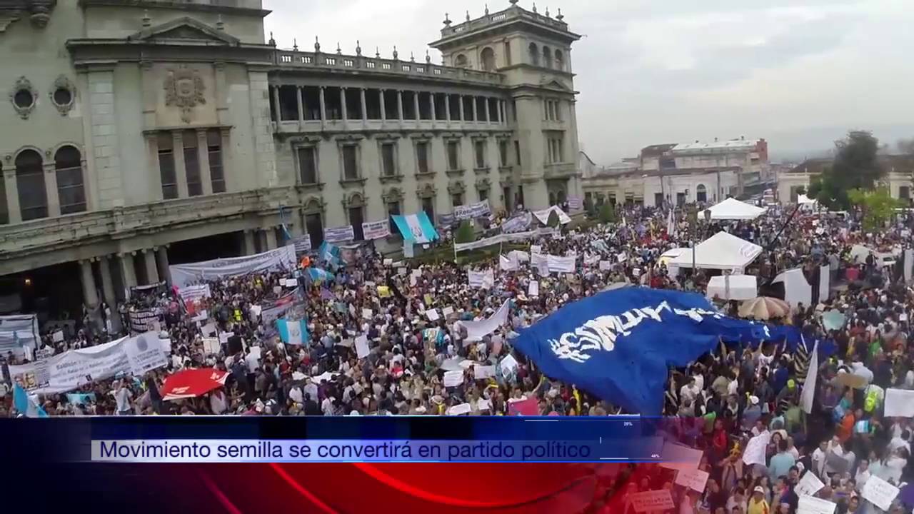 MOVIMIENTO SEMILLA SE CONVERTIRÁ EN UN PARTIDO POLÍTICO - YouTube