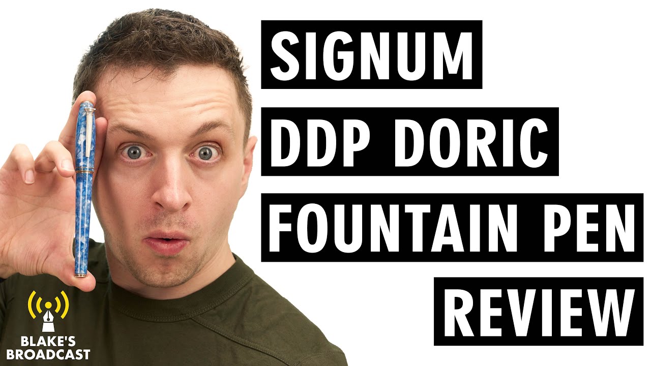 Signum De Divina Proportione Doric Fountain Pen Review 4K - YouTube