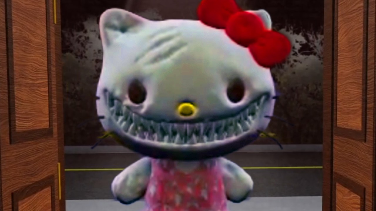 i INSTANTLY REGRET Playing This New Hello Kitty HORROR GAME.. - YouTube
