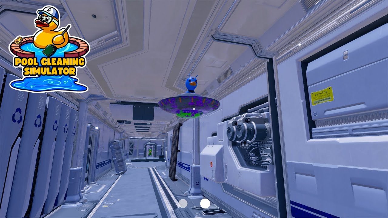 Pool Cleaning Simulator - Part 3 - We Got Abducted By Space Ducks! - YouTube