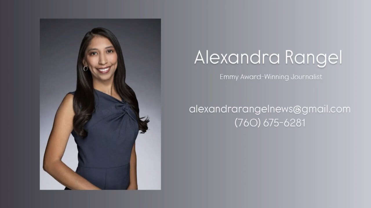 Reporter News Reel Alexandra Rangel - YouTube
