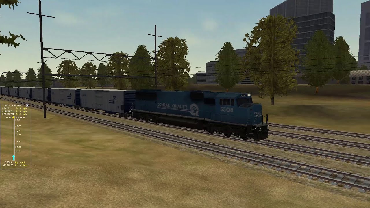 ARCHIVE FILE: MS Train Simulator (2001) Conrail Diesel Locomotive ...