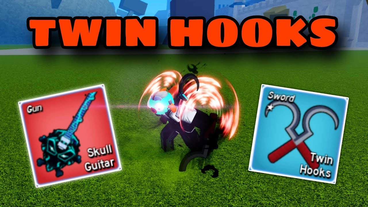 TWIN HOOKS REWORK + Skull Guitar very OP !!! | Blox Fruit Bounty ...