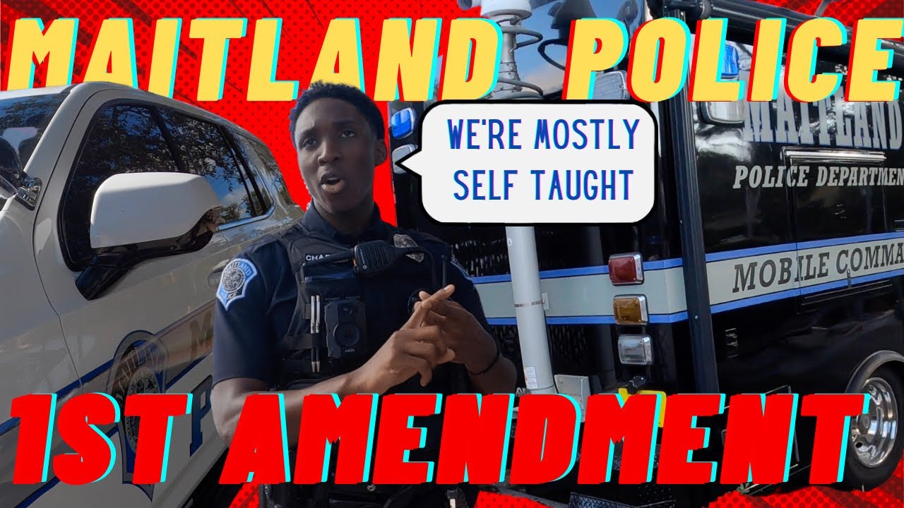 Maitland Police and the First Amendment - YouTube