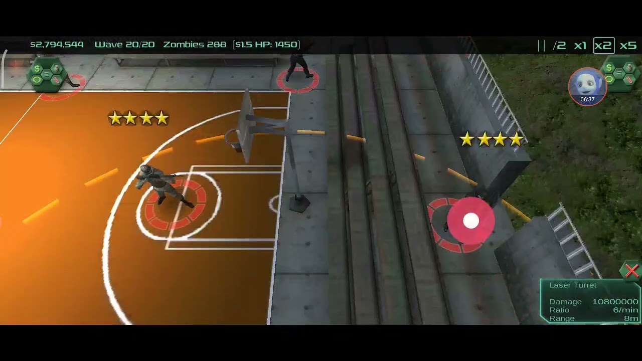 zombie defend of wave 35 finel on free shopping - YouTube