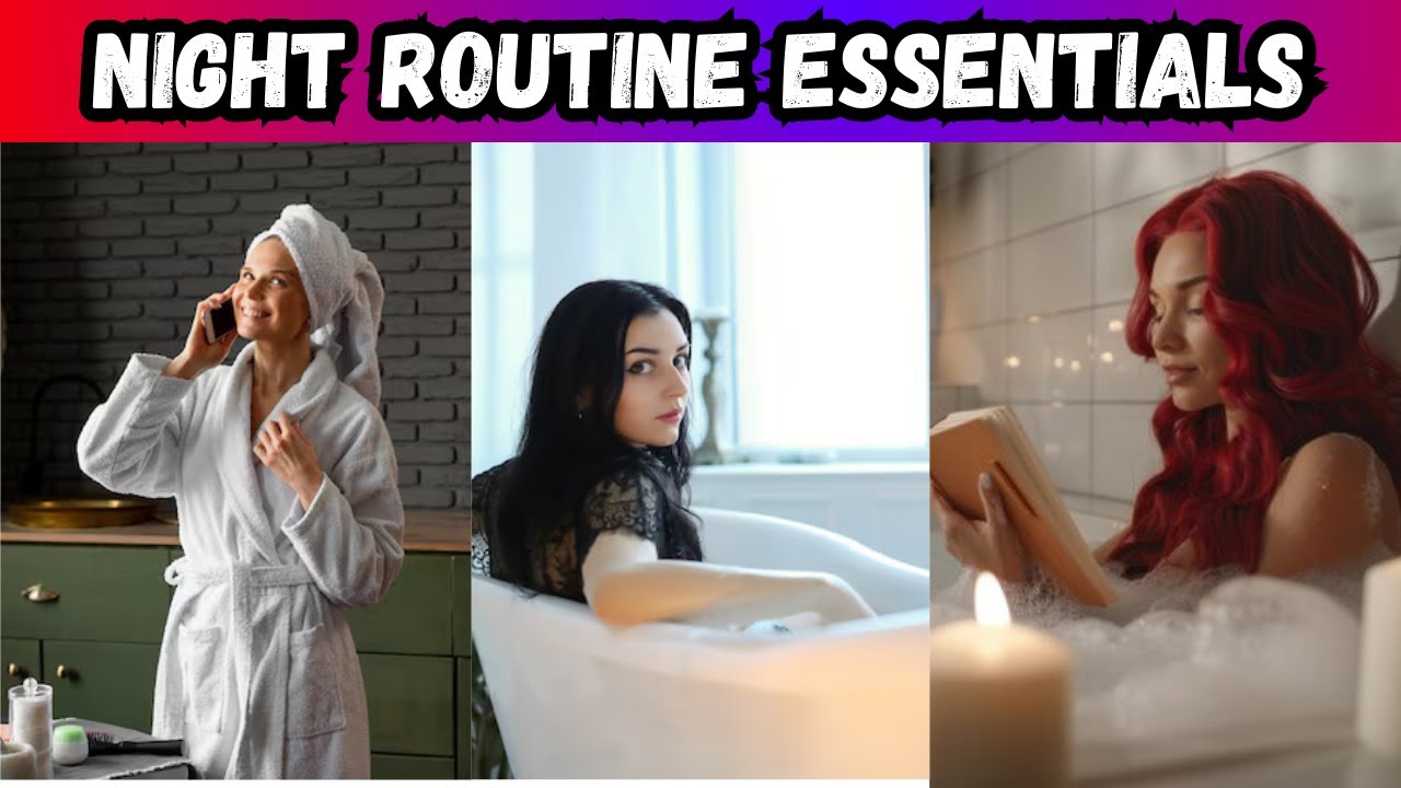 Shower to Sleep: My Night Routine for Stress Relief - YouTube