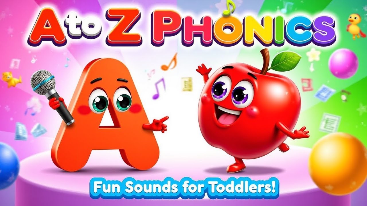 A to Z Phonics Song | Alphabet song | Learn A to Z with Fun & Sounds ...