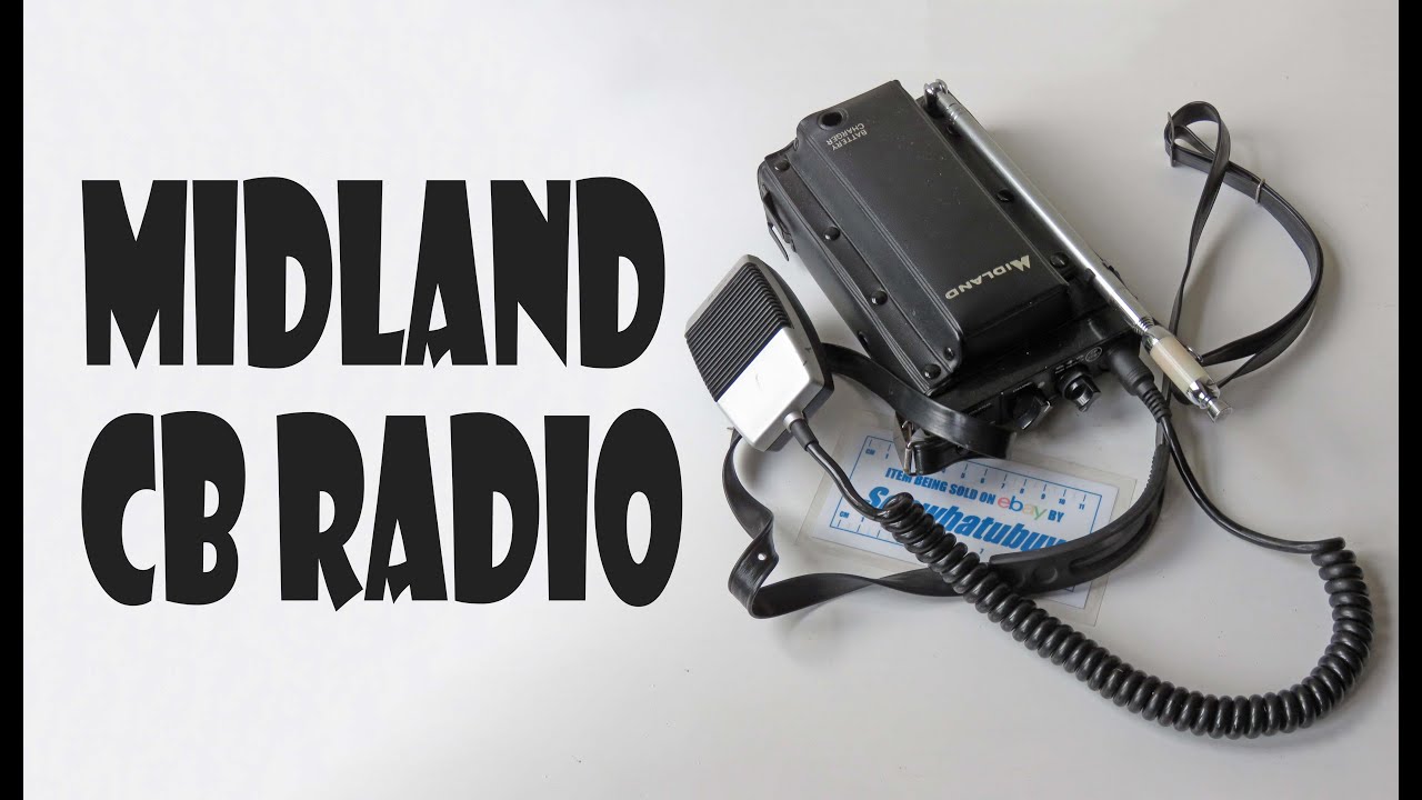SOLD - MIDLAND Portapak 77-805UK 40 Channel CB Radio - Working - YouTube