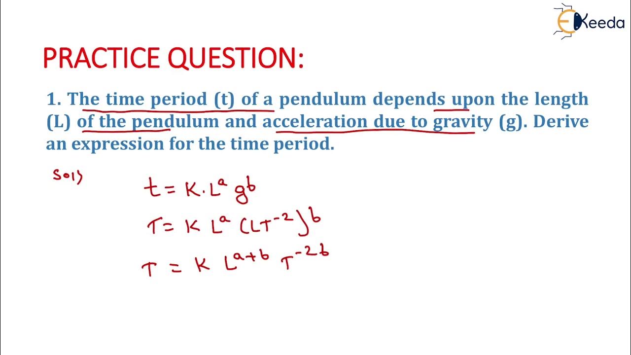 1st Numerical of Rayleigh's Method - Dimensional Analysis - Applied Hydraulics - YouTube