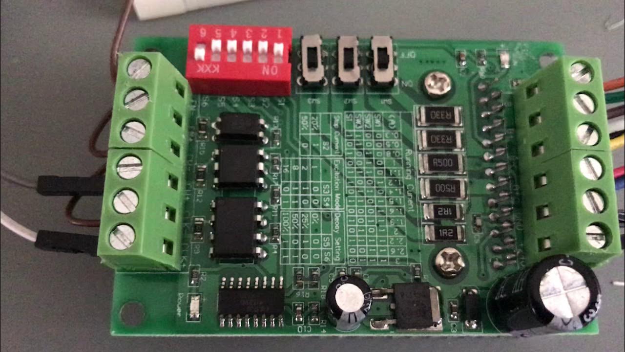 Arduino Uno + Tb6560 + Nema 23 - YouTube