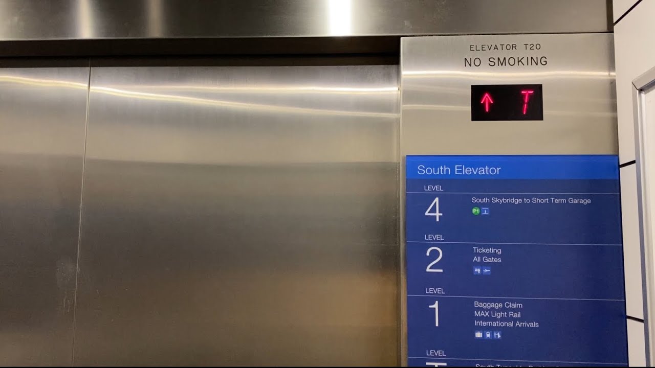 More Schindler 6400 Traction Elevators | PDX Airport South Tunnel | Portland, OR - YouTube