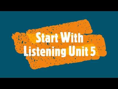 Start With Listening Unit 5 - YouTube