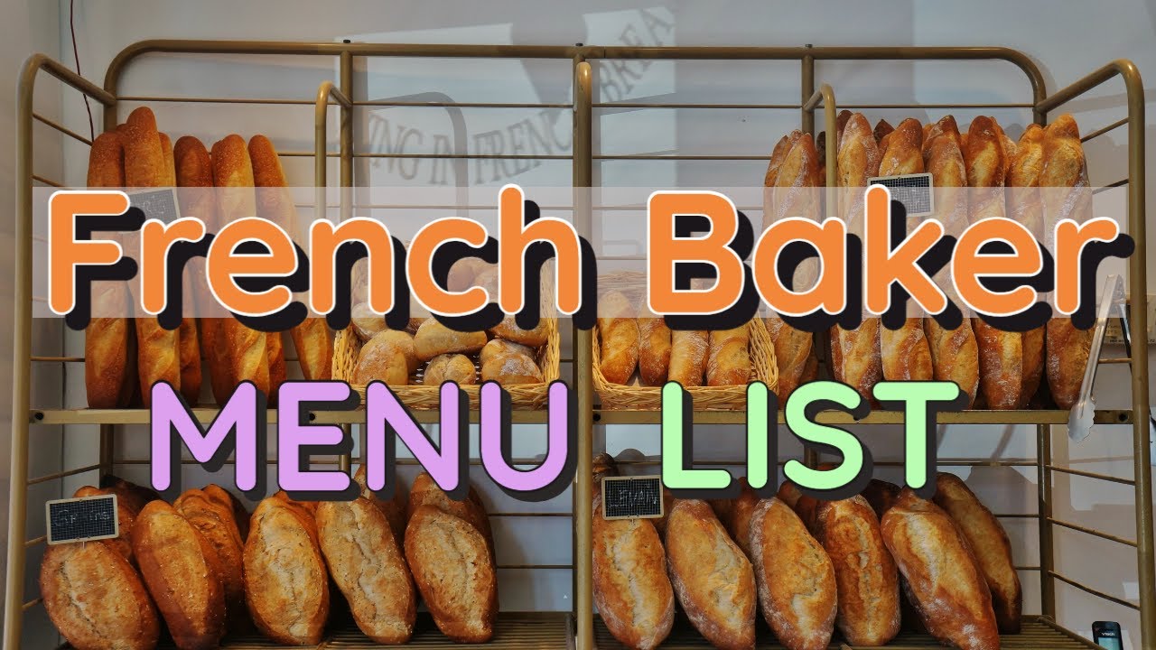 French Baker Menu Prices [Philippines Restaurant Menu] - YouTube