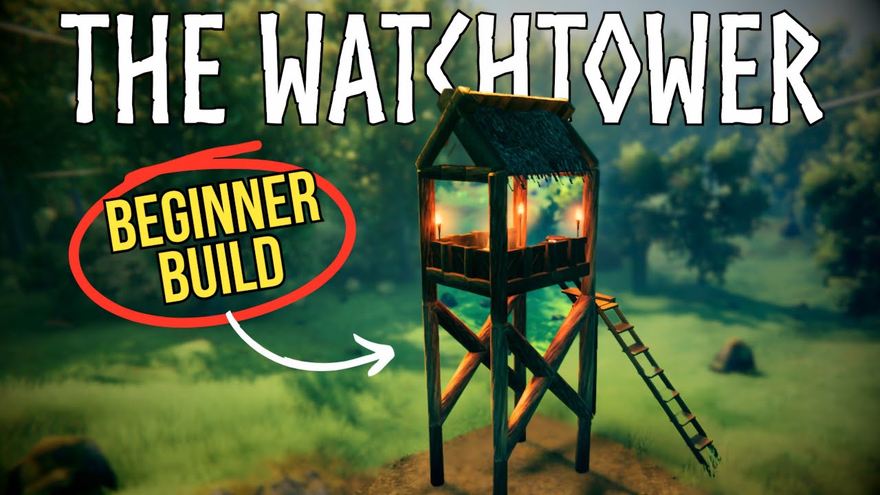 I Built an EASY Watchtower in Valheim - YouTube