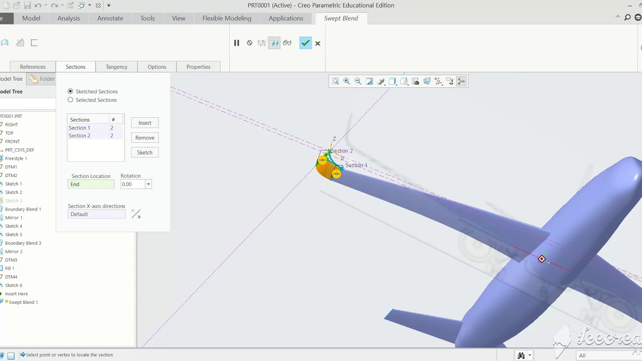 DESIGN OF AIRBUS A320 USING CREO PARAMETRIC - WING - PART 7 - YouTube