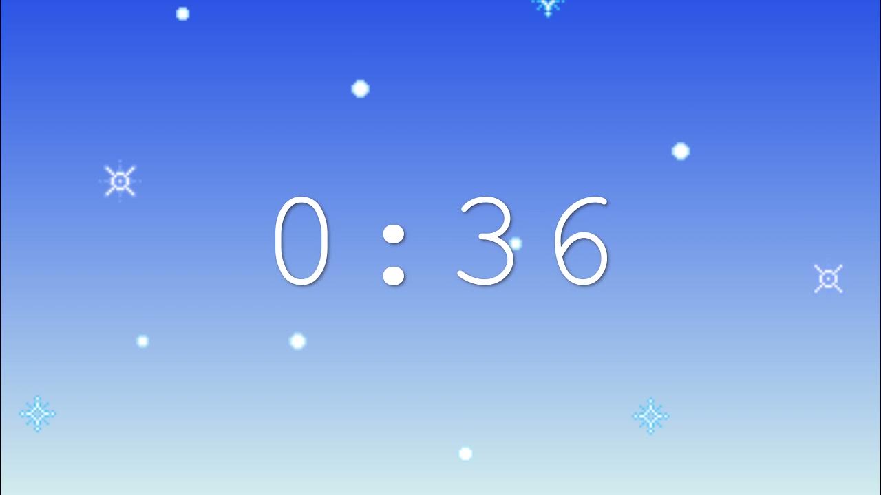 1 Minute Timer (Winter Theme) - YouTube