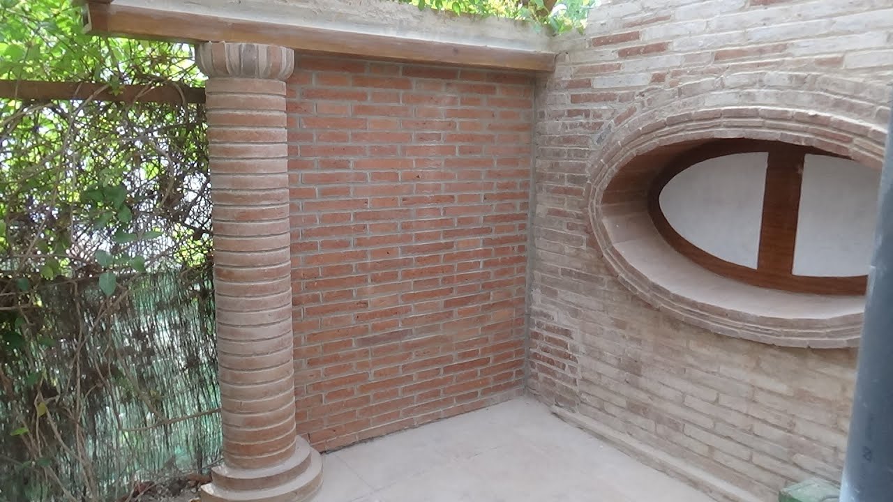 Cómo hacer revestimiento columna redonda vídeo 248 bis 2ª parte - YouTube